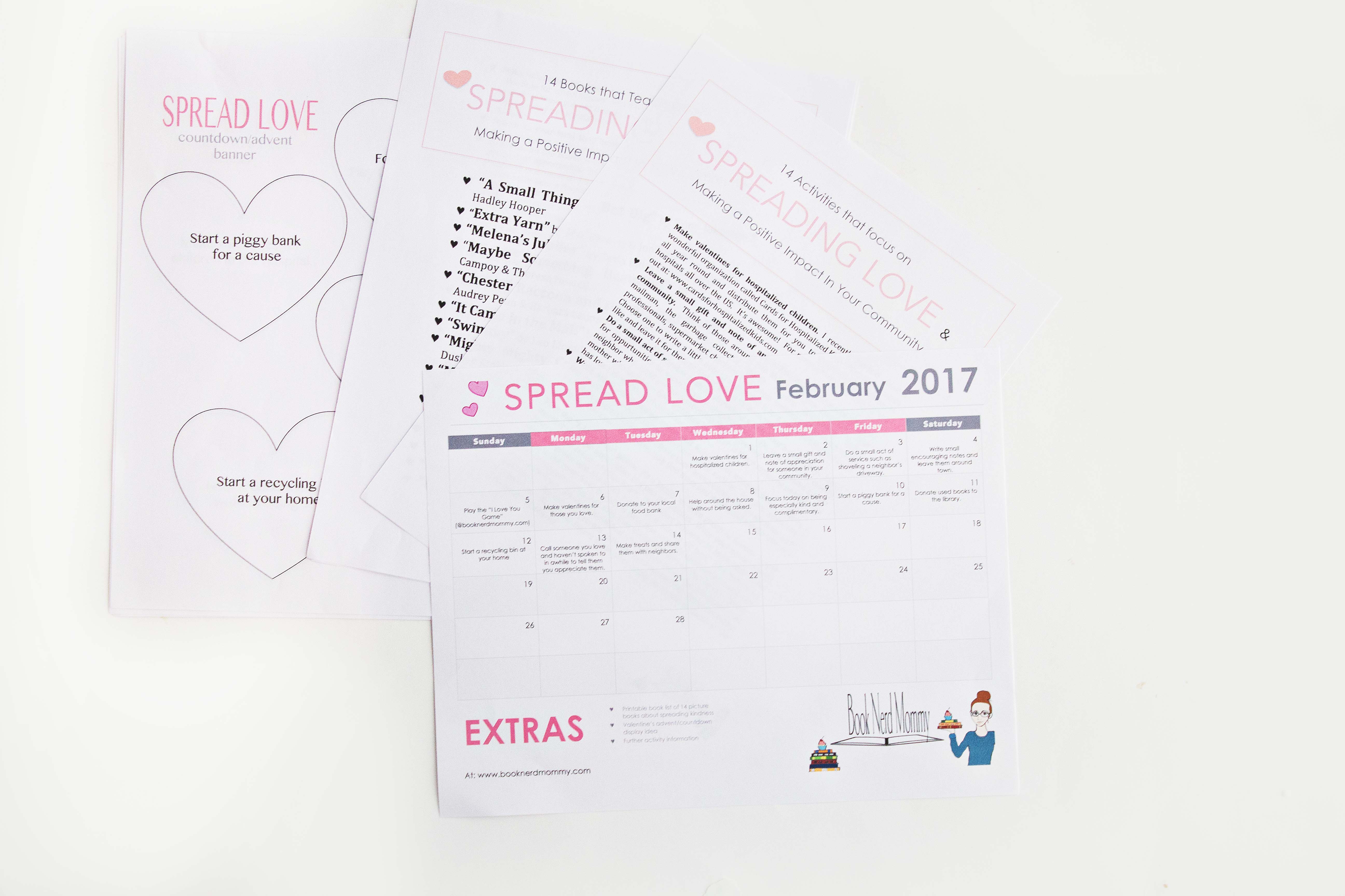 "Spread Love" Random Acts of Kindness Challenge · Book Nerd Mommy