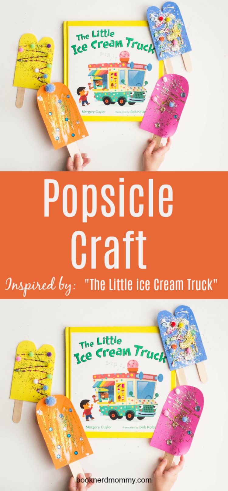 Popsicle Craft inspired by "The Little Ice Cream Truck" · Book Nerd Mommy
