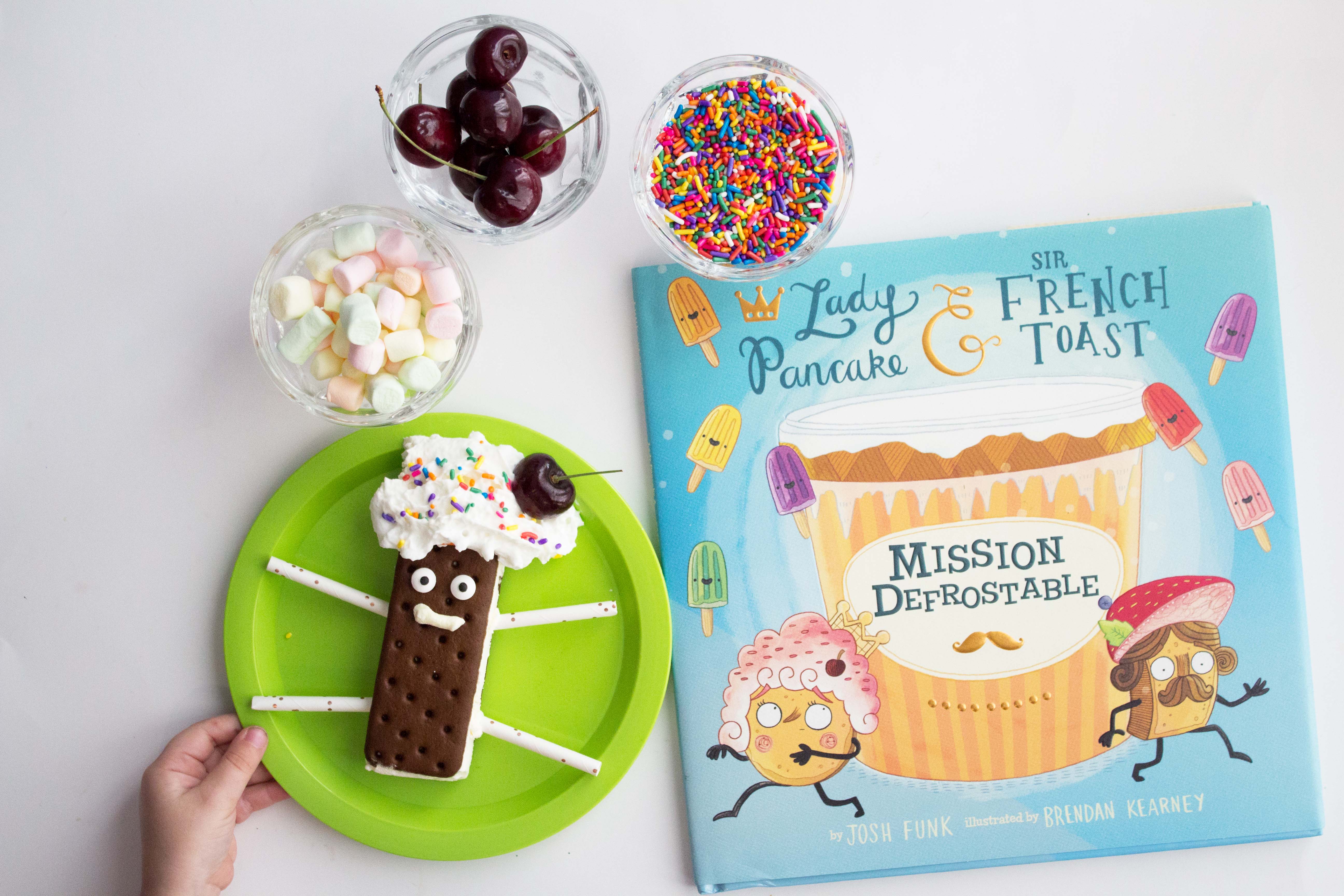 "Ice Cream Men" Snacks Inspired by "Mission Defrostable" · Book Nerd Mommy