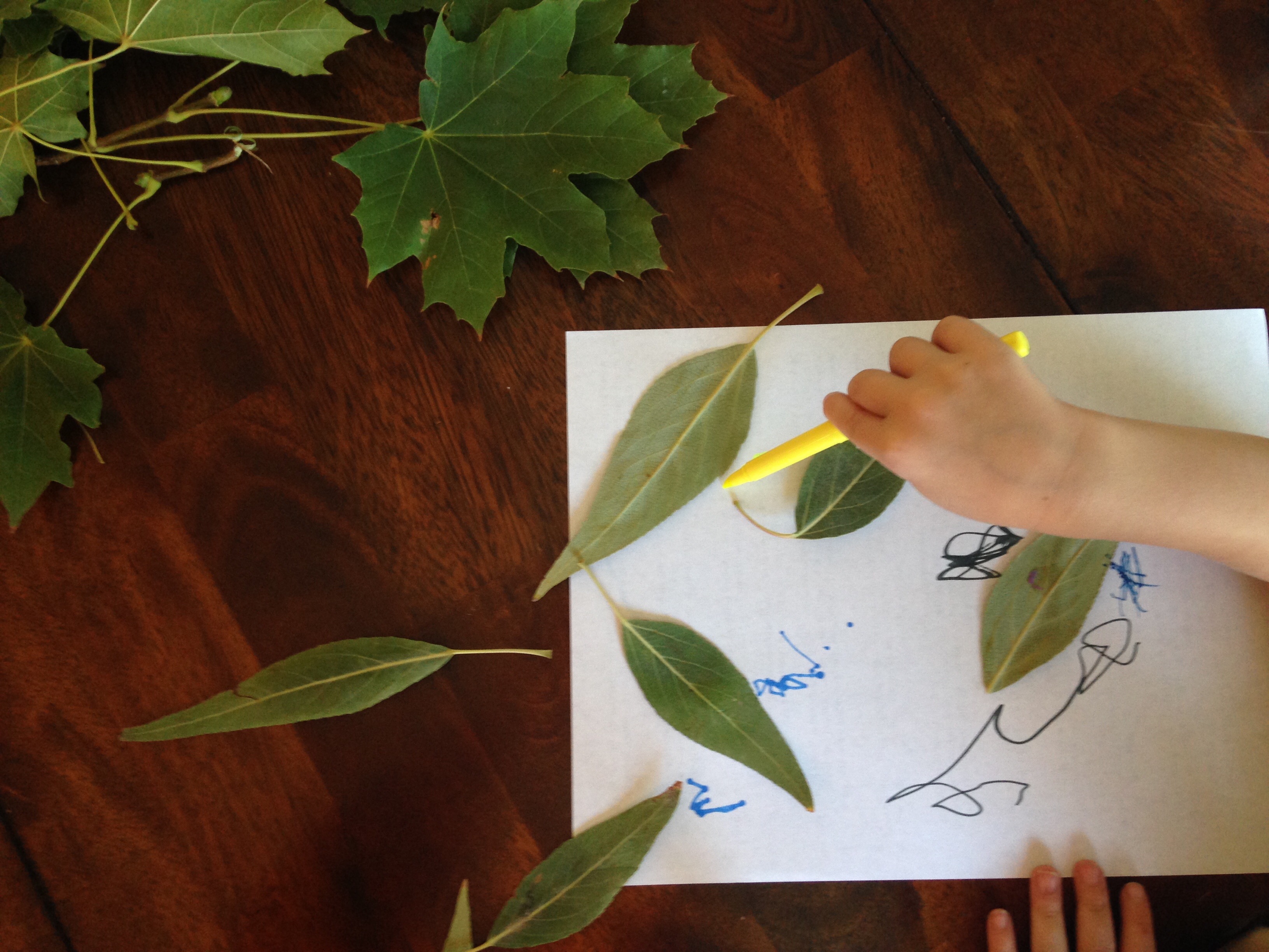 "There is a Tribe of Kids" and Leaf Craft · Book Nerd Mommy