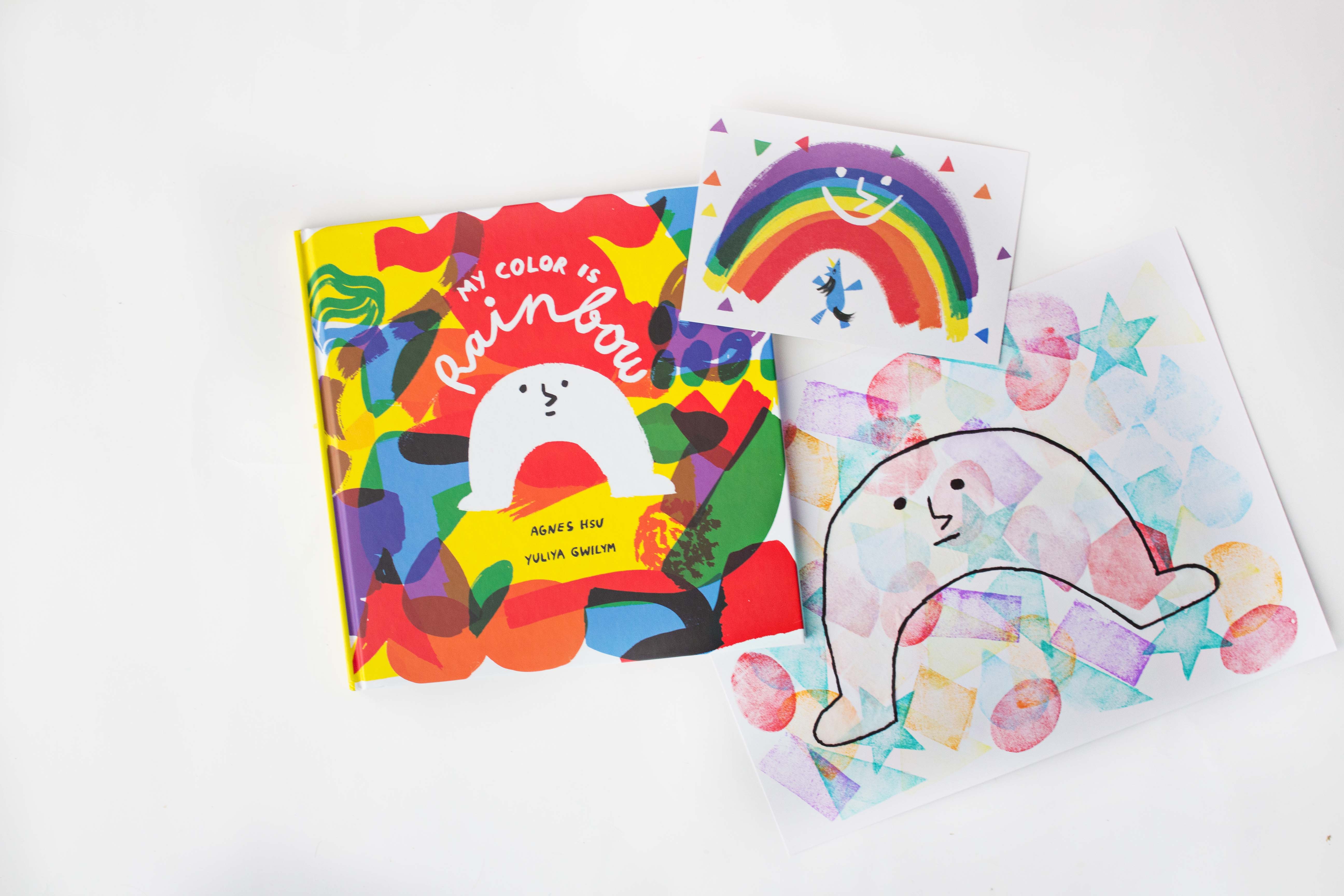 "My Color is Rainbow" and Inspired Rainbow Craft · Book Nerd Mommy