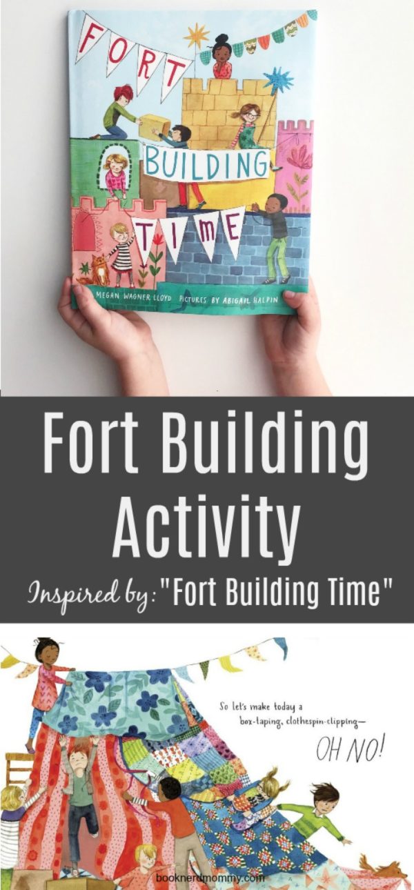 "Fort Building Time" and Fort Building · Book Nerd Mommy