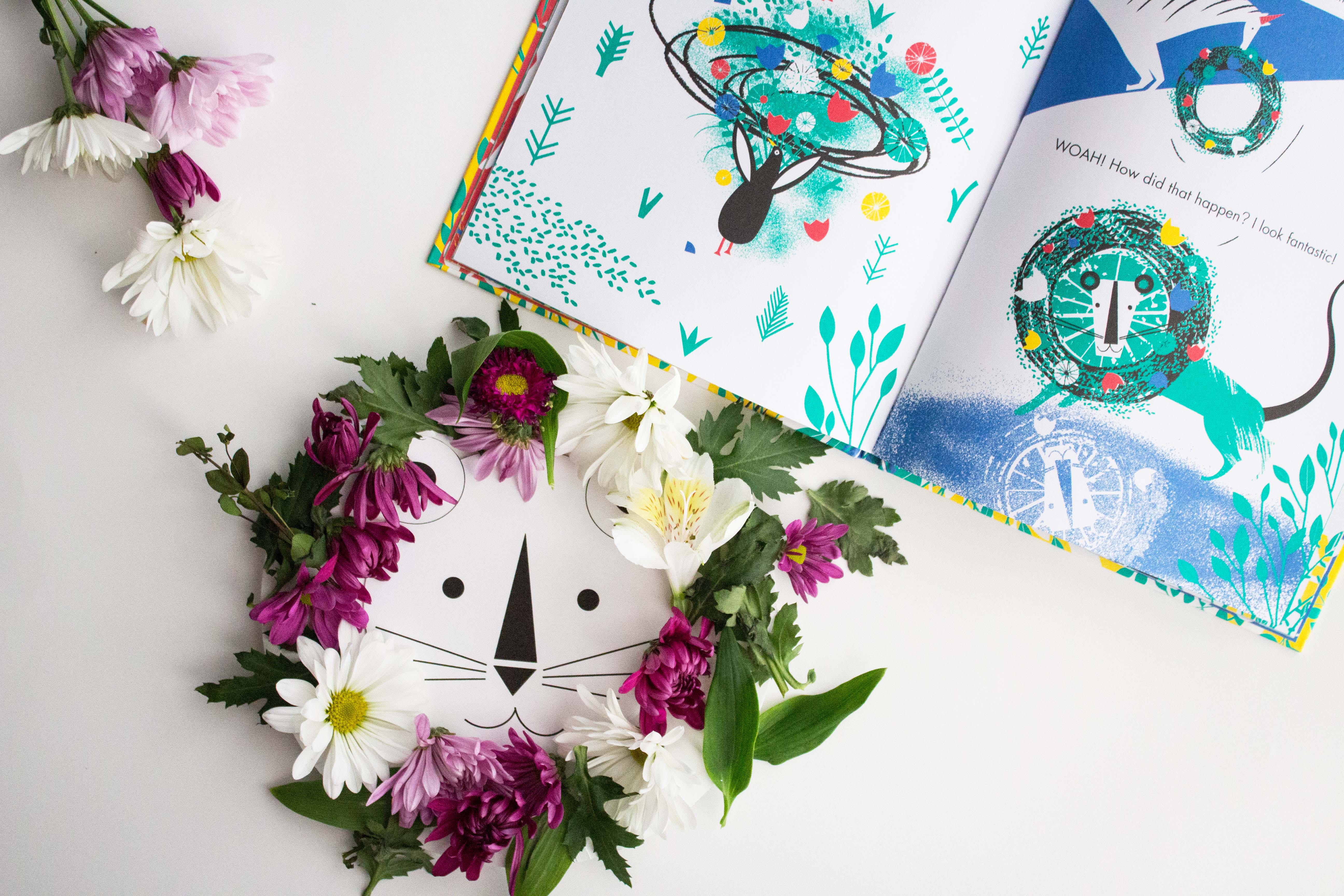 Paper Plate "Nature Lion" Craft Inspired By "In the Woods" · Book Nerd ...