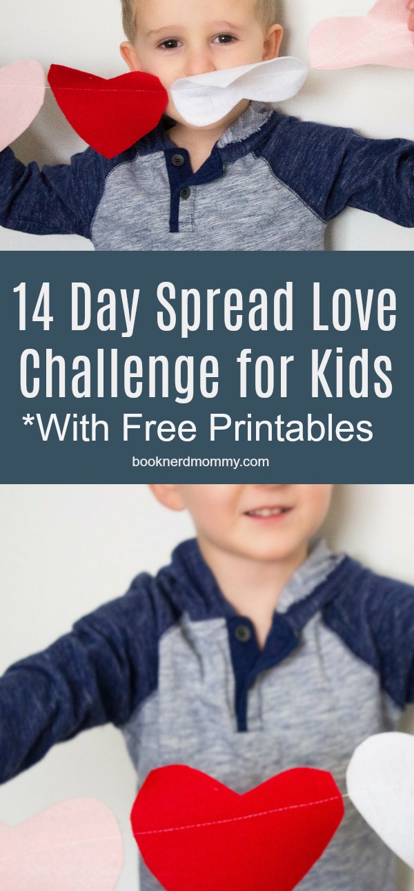 14 Day Spread Love Challenge with Free Printables · Book Nerd Mommy